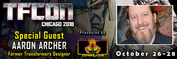 Transformers Designer Aaron Archer to attend TFcon Chicago 2018