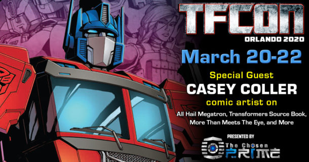 Transformers Artist Casey Coller to attend TFcon Orlando 2020