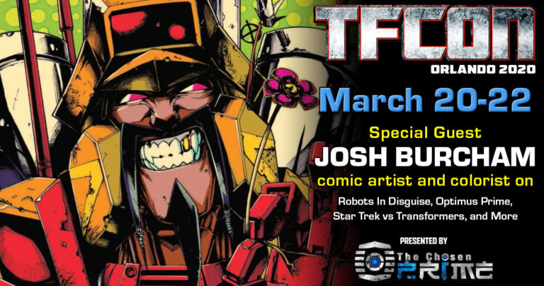 Transformers Artist Josh Burcham to attend TFcon Orlando 2020
