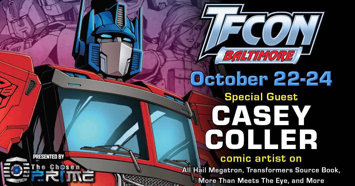 Transformers Artist Casey Coller to attend TFcon Baltimore 2021