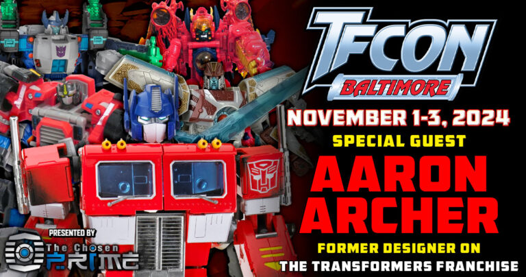Transformers Designer Aaron Archer to attend TFcon Baltimore 2024