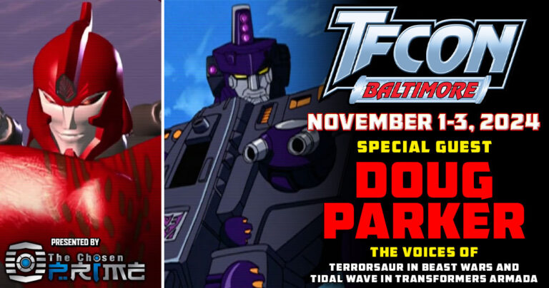 Transformers voice actor Doug Parker to attend TFcon Baltimore 2024