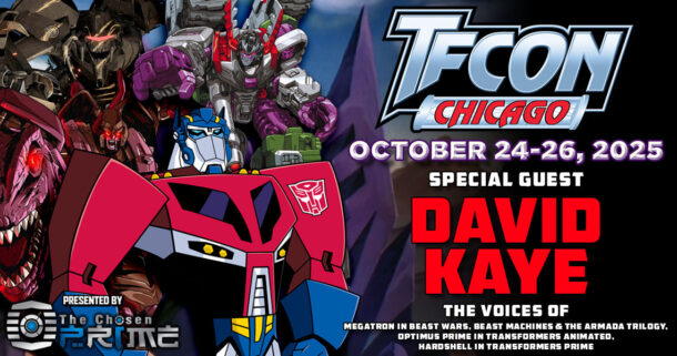 Transformers voice actor David Kaye to attend TFcon Chicago 2025