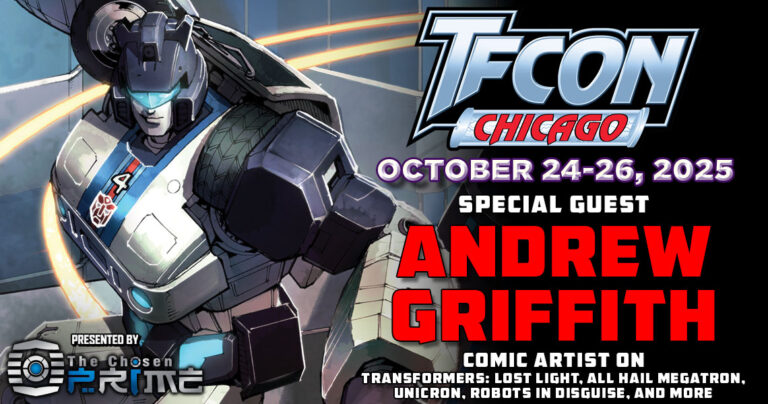 Transformers artist Andrew Griffith to attend TFcon Chicago 2025