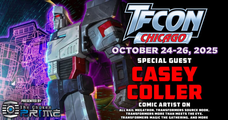 Transformers artist Casey Coller to attend TFcon Chicago 2025